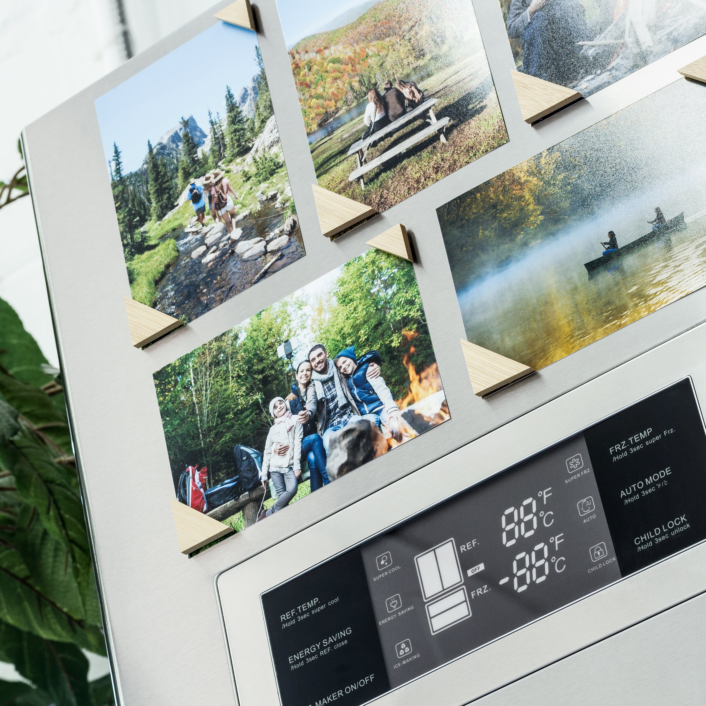 Pack of 20 Triangle Bamboo Magnets - Cute, Sturdy and Functional – Make ...